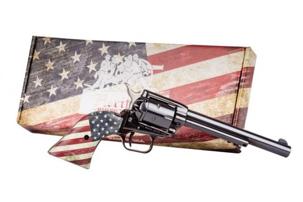 Hall Precision | HER 22LR 6" BL US FLAG GRIP
