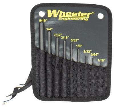 Sportsman's Lodge | Wheeler Roll Pin Punch Set Tool 9 pc set