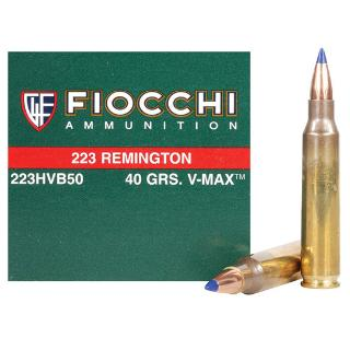 Center Mass Firearms, Inc. | Fiocchi .223 REM 40 Grain VMAX 50 Round